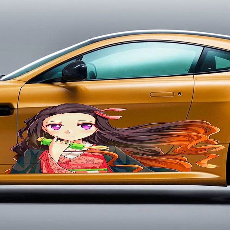 Anime Car Decal - Etsy