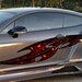 Ripped Metal Full Color Car Decor Ripped Metal Color Vinyl Design Skull ...