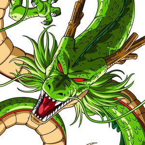 Dragon Car Vinyl Decal – Full Color Sports Car Wrap | Shenron-inspired ...