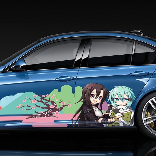 Anime Car Decal - Etsy
