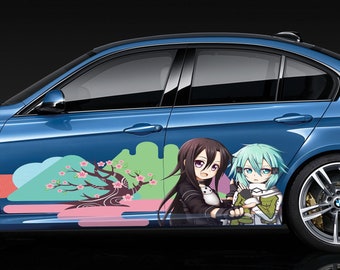 Car Side Graphics Anime - Etsy