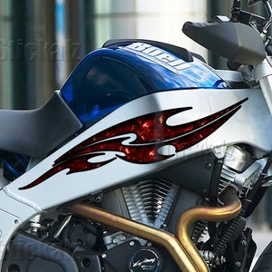 Skull Ripped Metal Motorcycle Decor, Dirt Bike Wrap, Sport Bike Cruiser ...