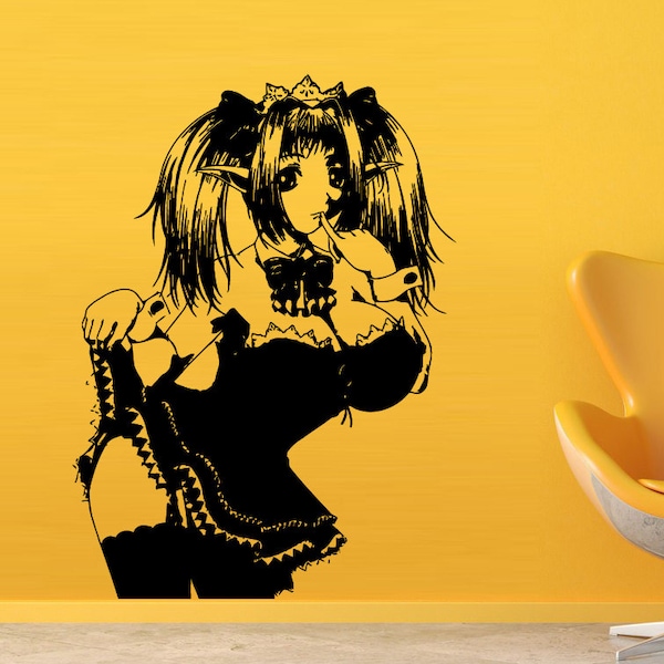 Sexy Pink Anime Girl Etsy