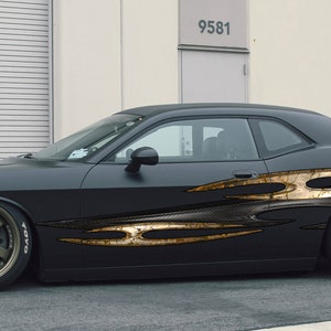 Tribal Decal Full Color Car Side Graphics, Tribal Street Racing Graphic ...