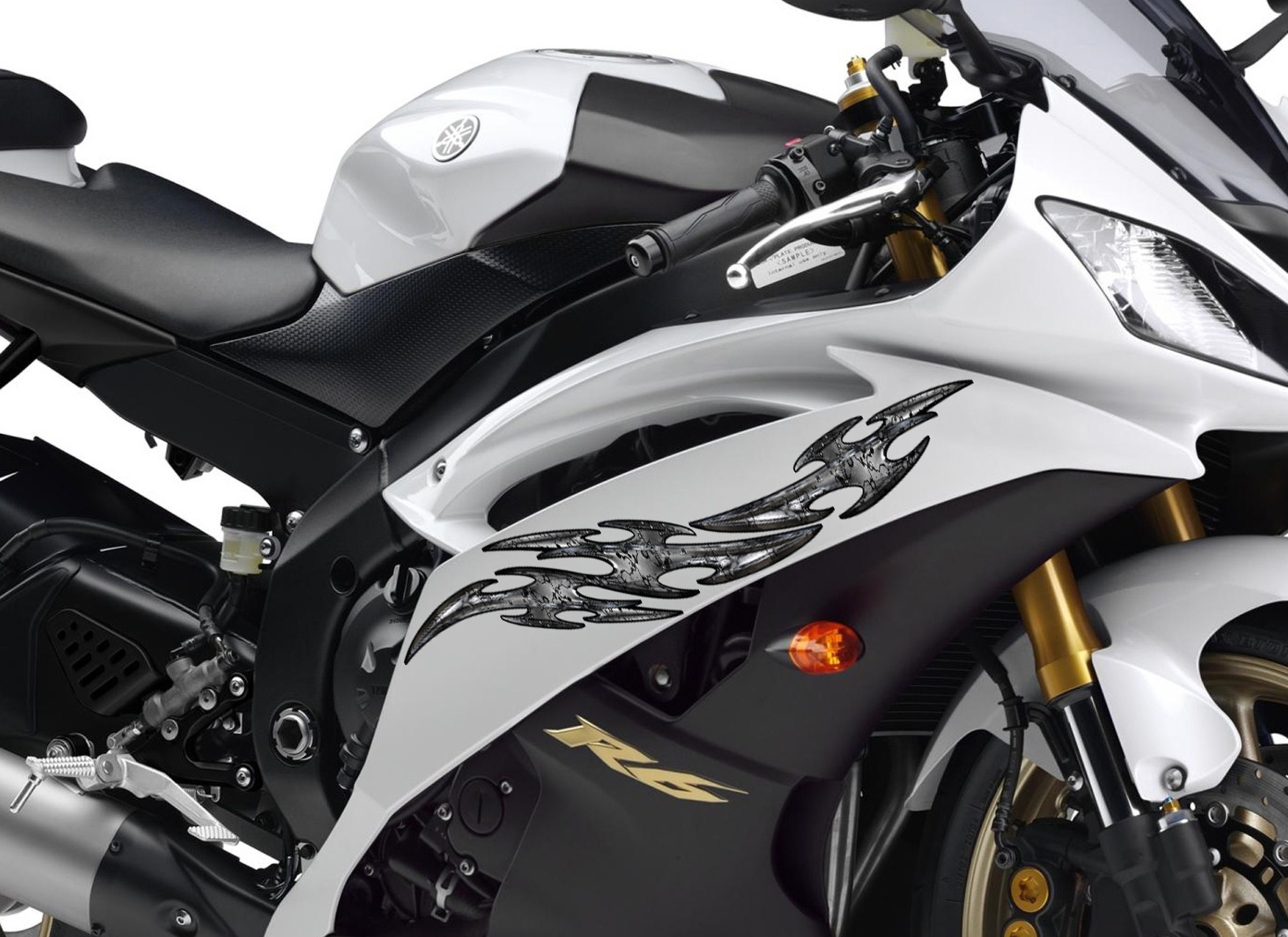 3D Sword Racing Bike Vinyl Decal Motorcycle Stickers and - Etsy