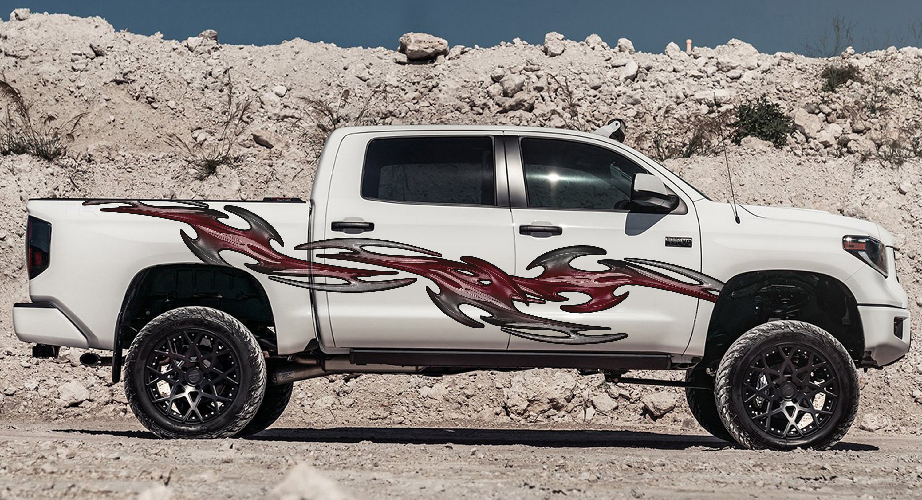 Tribal Truck Vinyl Decal Tribal Truck Full Color Vinyl - Etsy