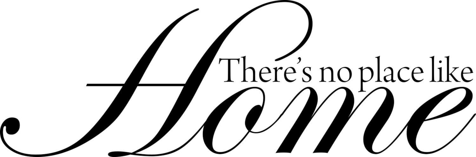 There's No Place Like Home Wizard of Oz Wall Decal New | Etsy