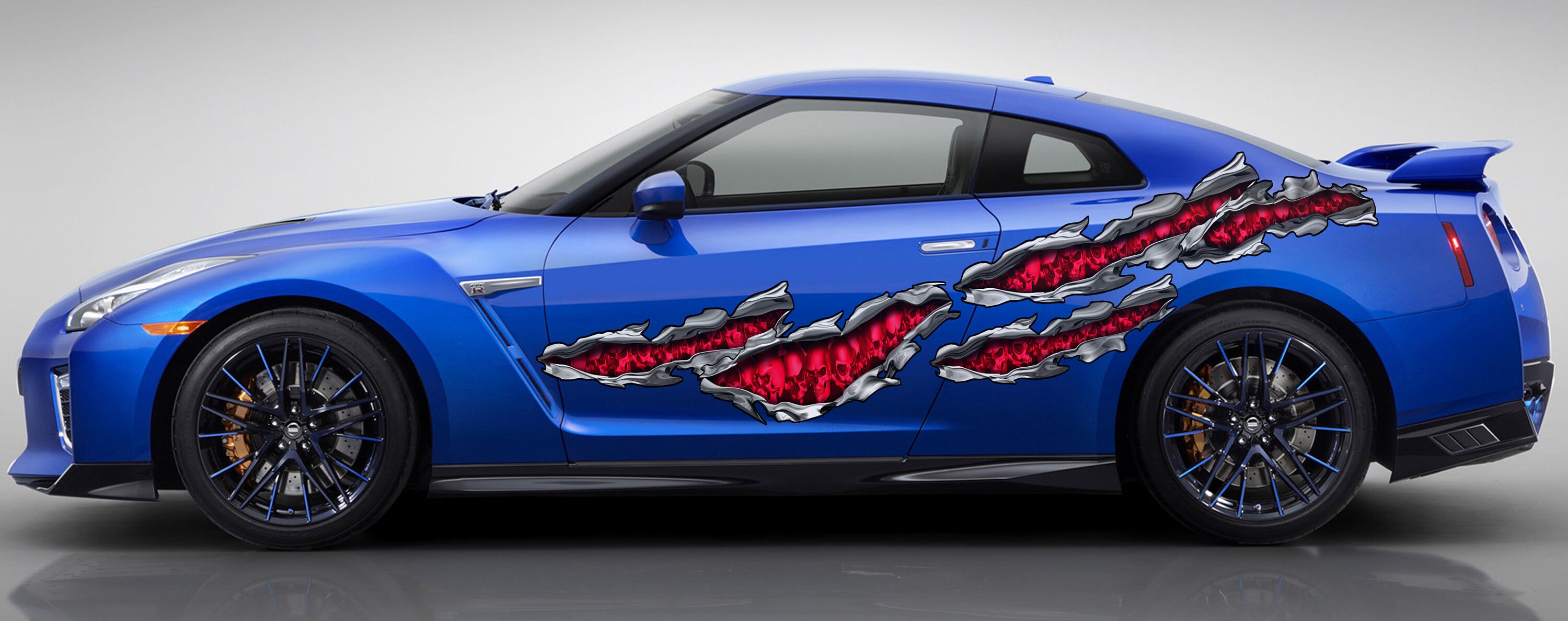 Pirate Skull Full Color Car Vinyl Design Skulls Car Wrap - Etsy