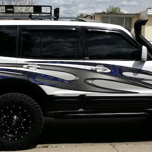 3D Truck Vinyl Wrap, Tribal Truck Vinyl Decal, Tribal Truck Full Color ...
