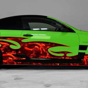 Red Dragons Car Decal, 3D Dragon Car Wrap, 3D Tribal Dragon Car Sticker ...