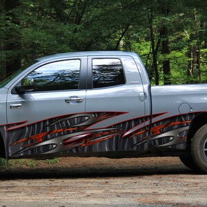 Blade Racing Stripes Car Decal, Tribal Street Racing Graphic Vinyl, 3D ...