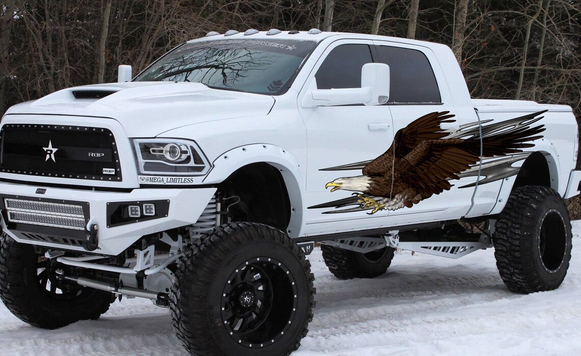 Bald Eagle Street Racing Graphic Decal 3D Tribal Car Wrap - Etsy