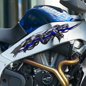 Dragons Full Sport Bike Vinyl, 3D Dragon Motorcycle Wrap Vinyl, Lizard ...