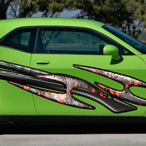 3D Tribal Racing Stripes Vinyl Decal, Tribal Car Graphics, 3D Tribal ...