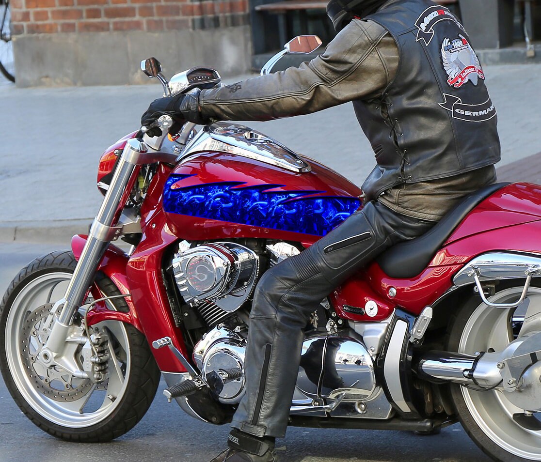 Tribal Dragons Flame Stickers dirt Bike Wrap Bike Decal | Etsy