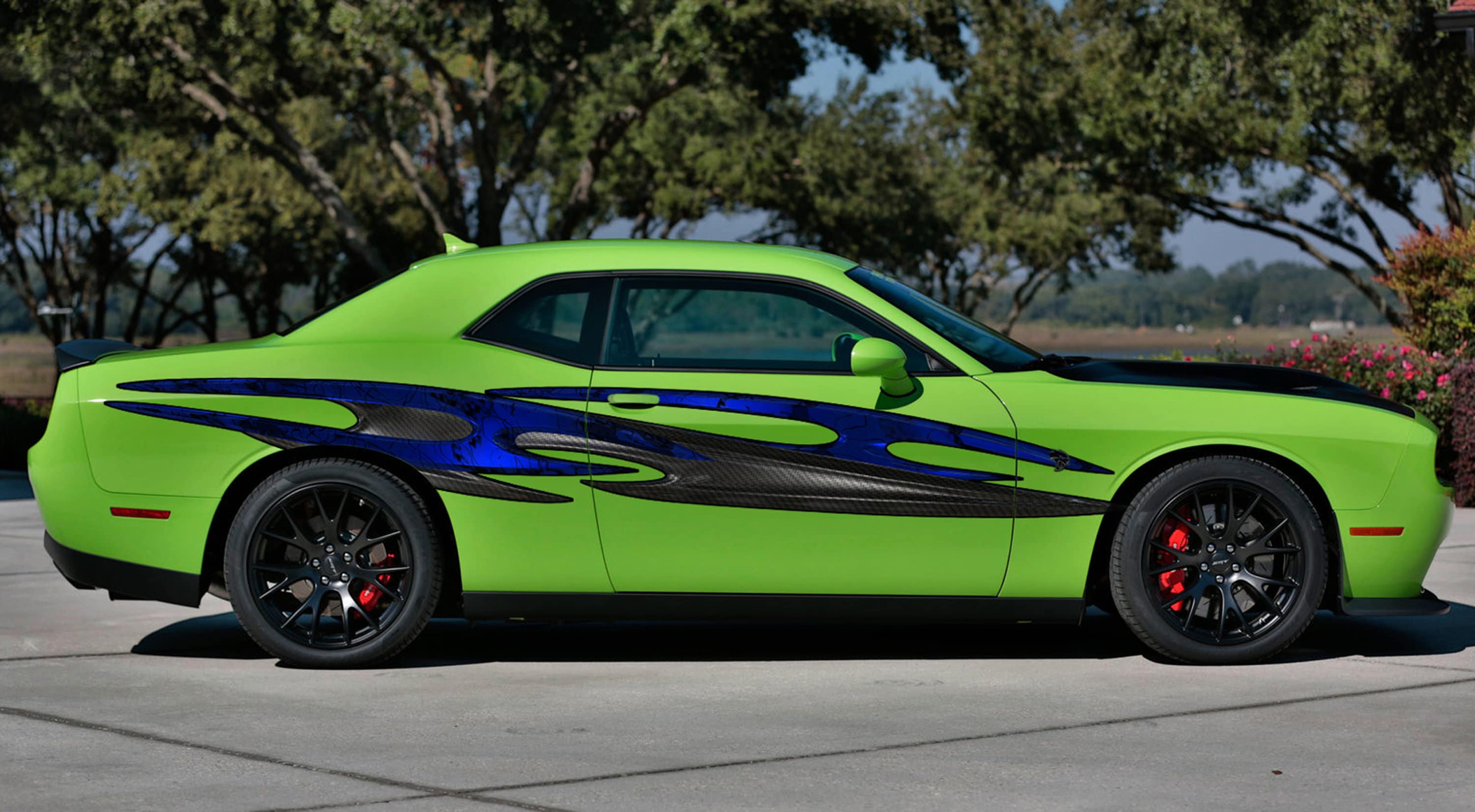 Ripped Metal Full Color Car Vinyl Design Tribal Car Wrap Car Vinyl ...