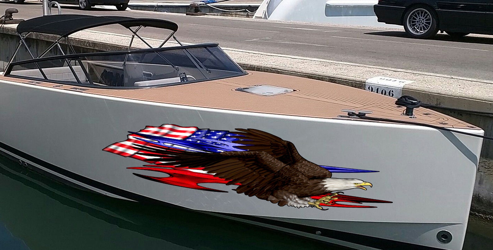 Boat Decals-yacht American Pride Graphic Decal American Flag - Etsy