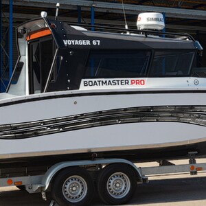 Racing Stripes Boat Vinyl Graphics – Speed Boat Side Decals – Marine ...