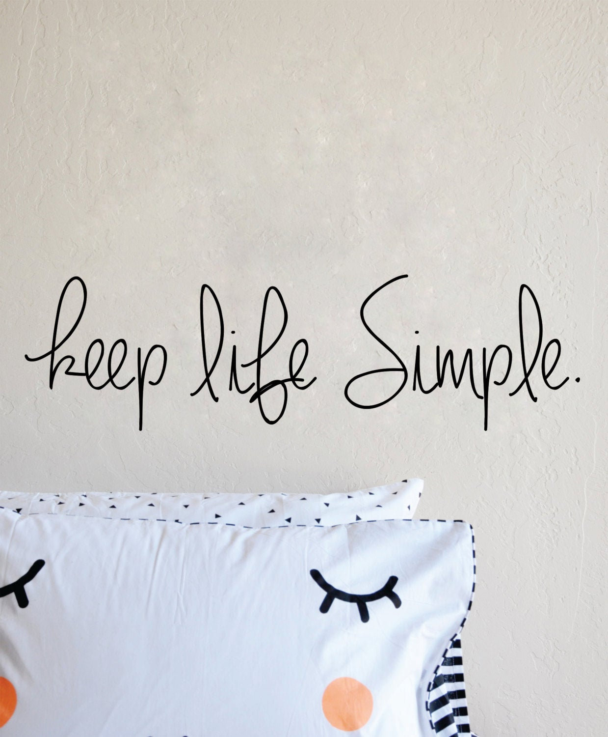 Keep Life Simple Decal New Quote Design Vinyl Sticker Decor | Etsy