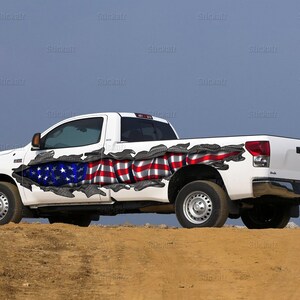 Full Color Car Side Graphics USA Flag Car Vinyl USA Flag Car | Etsy