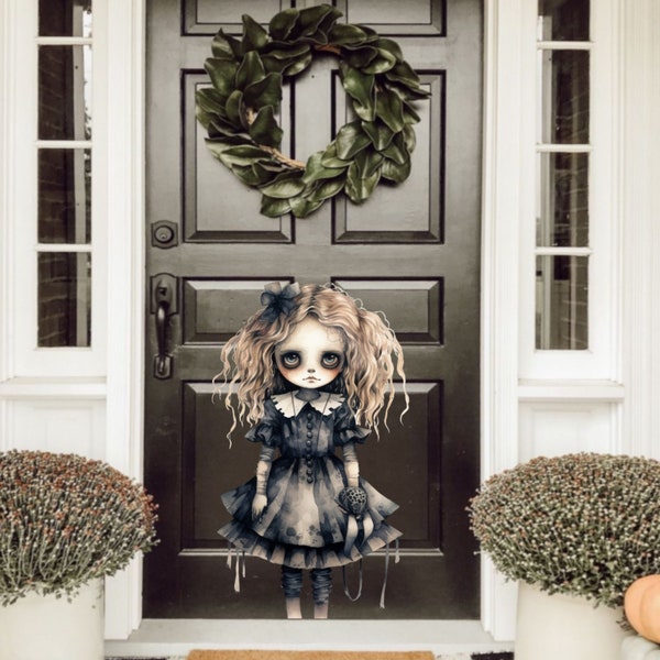 Scary Window Decal - Etsy