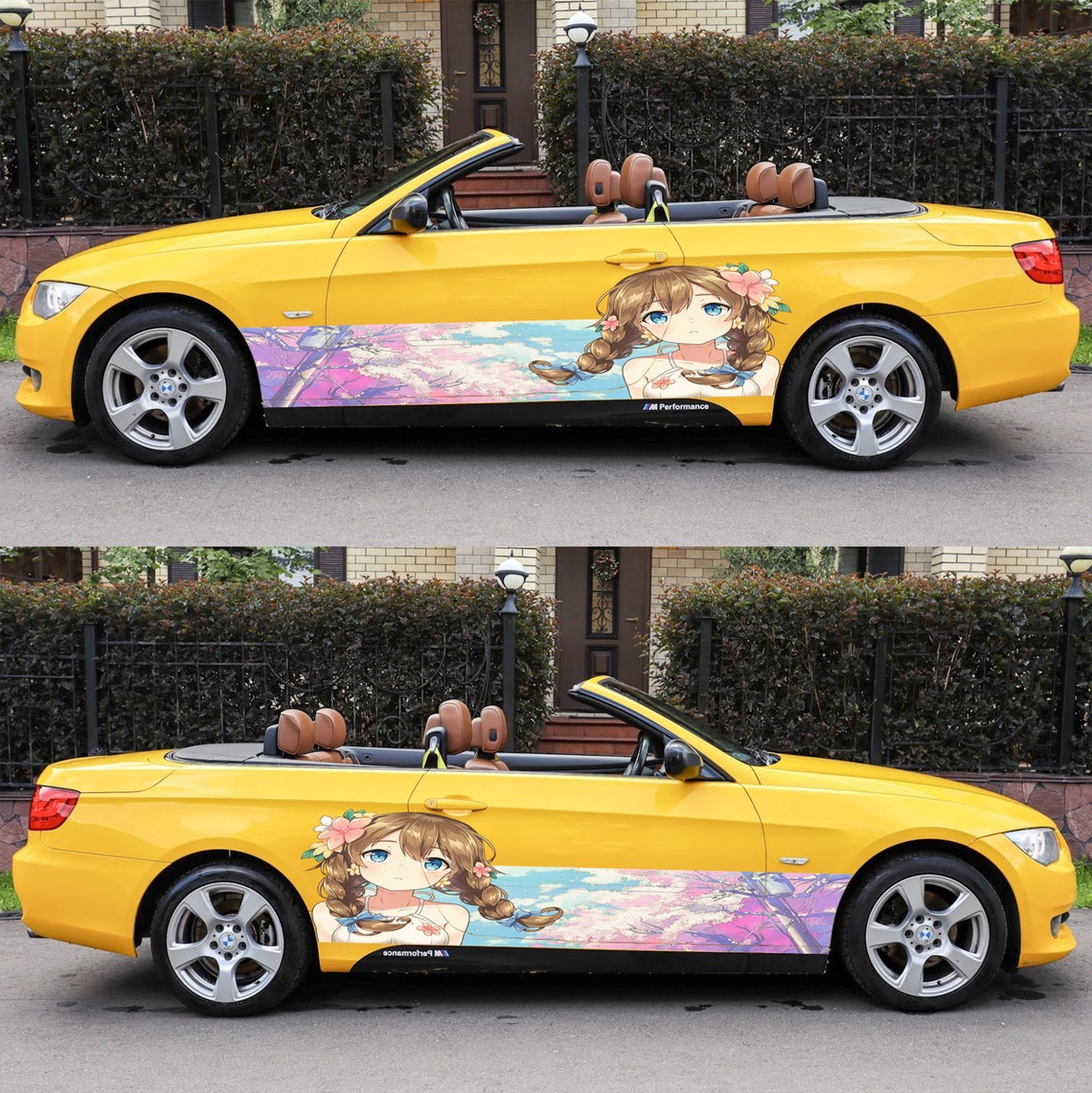 Anime Car Wrap Side Anime Stickers Manga Theme Side Car - Etsy
