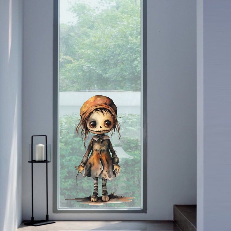 Scary Window Decal - Etsy