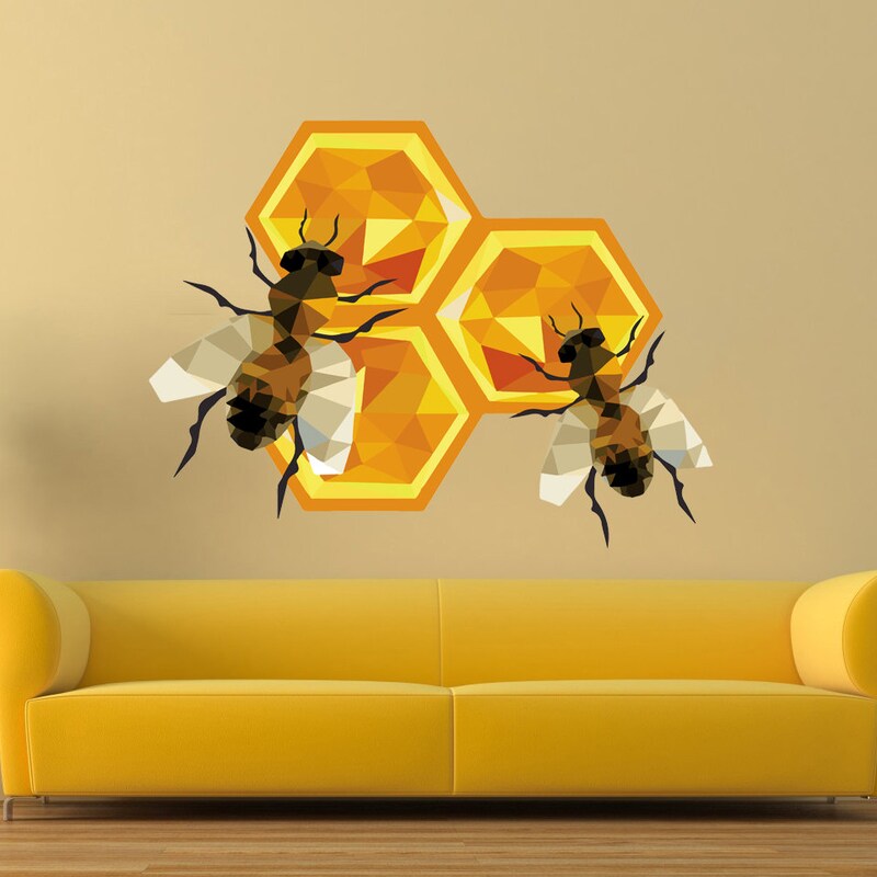 Bee Wall Stickers - Etsy UK