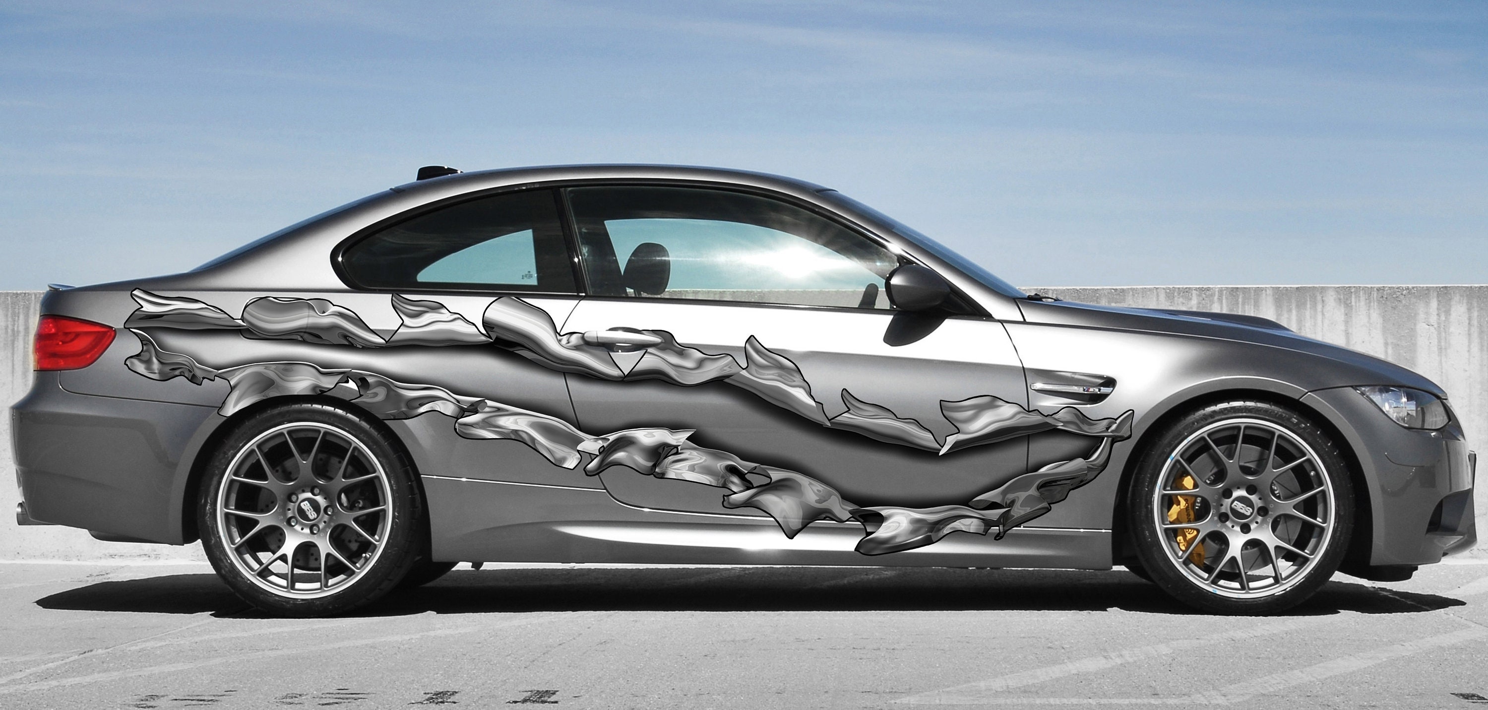 Ripped Metal Full Color Car Vinyl Decal 3D Ripped Metal Car - Etsy