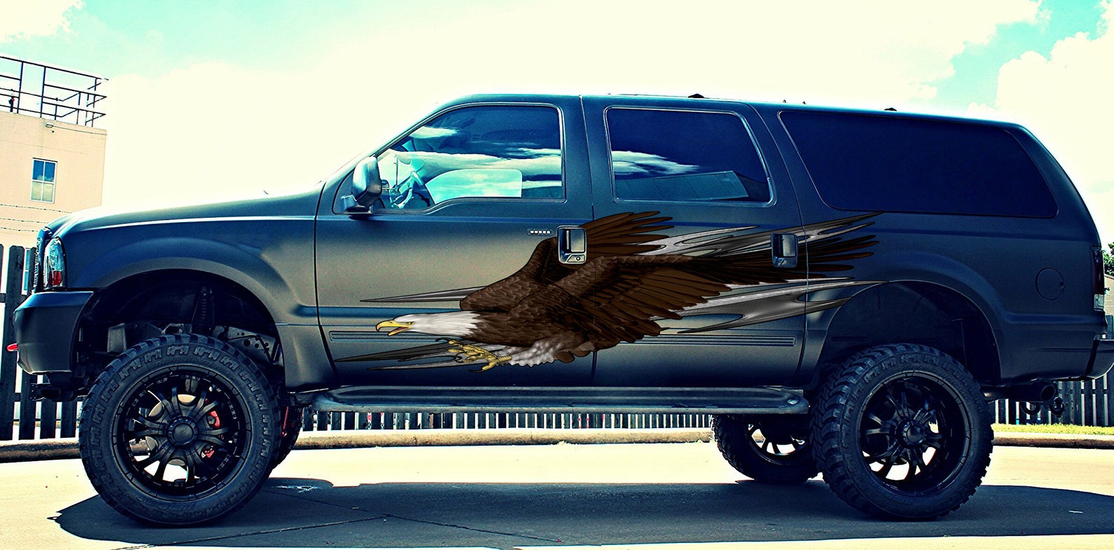Bald Eagle Street Racing Graphic Decal 3D Tribal Car Wrap - Etsy