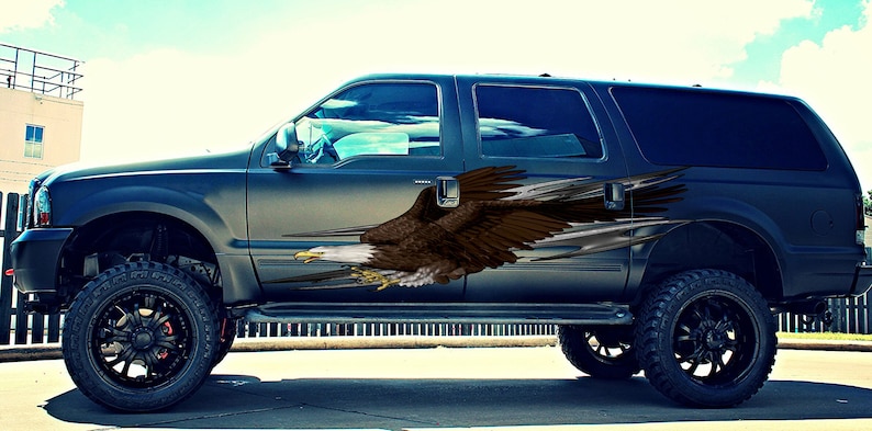 Bald Eagle Street Racing Graphic Decal 3D Tribal Car Wrap - Etsy