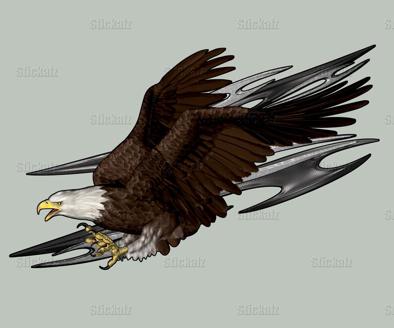Bald Eagle Street Racing Graphic Decal 3D Tribal Car Wrap - Etsy