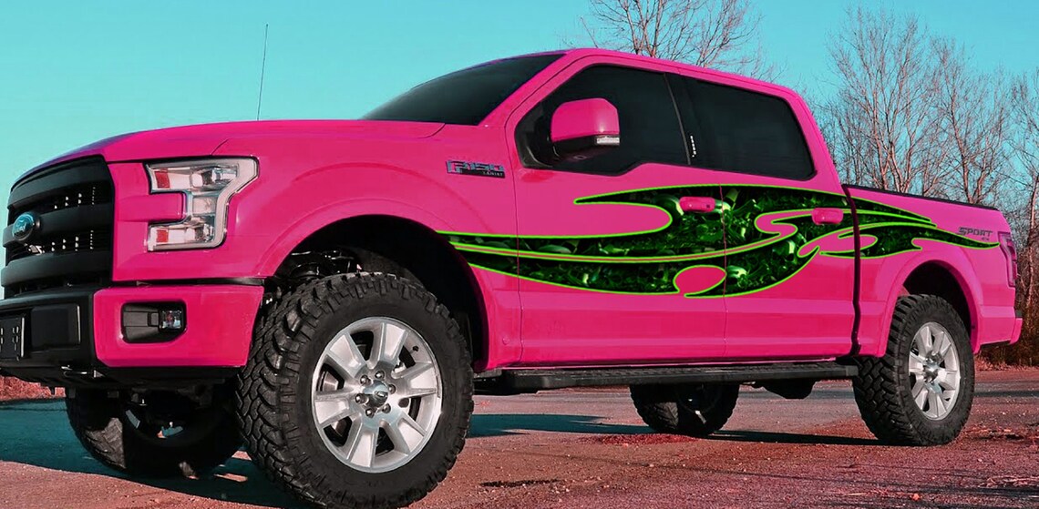 Skull Ripped Metal Car Vinyl Decal Tribal Skulls Street - Etsy