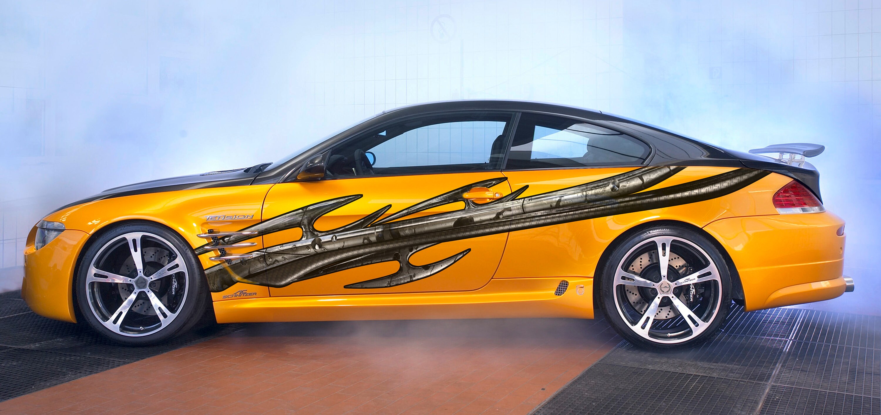 Tribal Racing Stripes Car Vinyl Wrap Full Color Car Vinyl - Etsy