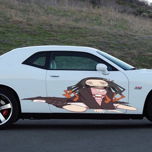 Anime Girl Car Wrap, Anime Car Vinyl Decal, Anime Girl Car Sticker ...