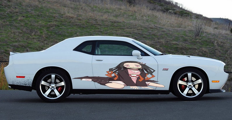 Anime Girl Car Wrap, Anime Car Vinyl Decal, Anime Girl Car Sticker ...