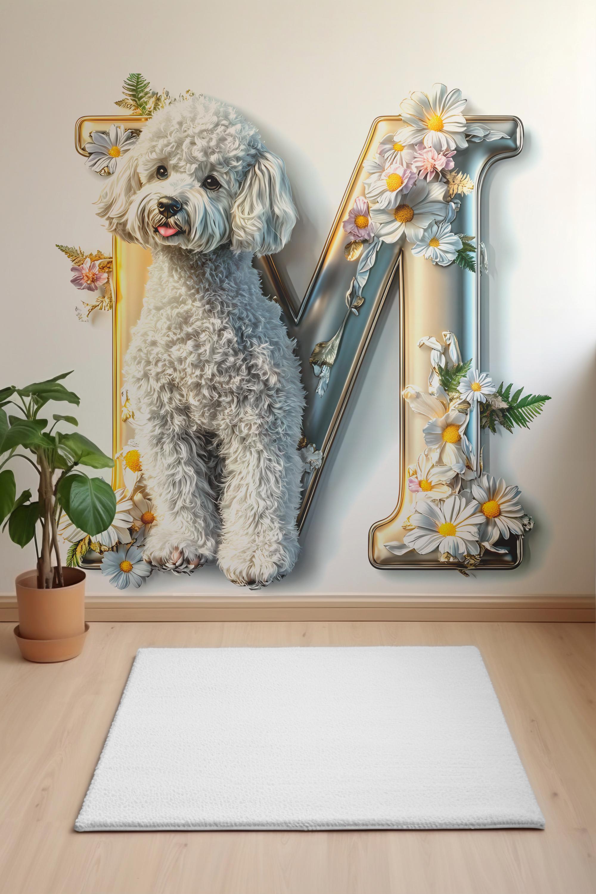 Customizable 3D Poodle Vinyl Sticker | Personalized Dog Lover Decal for ...