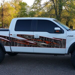 Blade Racing Stripes Car Decal, Tribal Street Racing Graphic Vinyl, 3D ...
