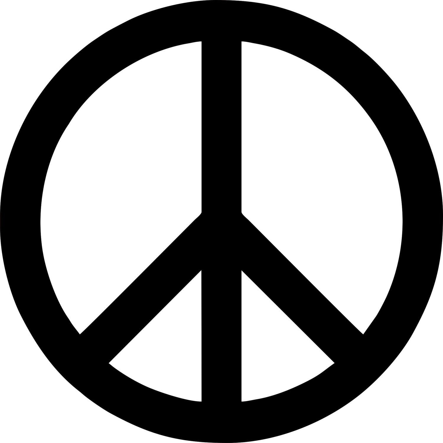 Peace Sign Stencil New Vinyl Decal Sticker Decor | Etsy