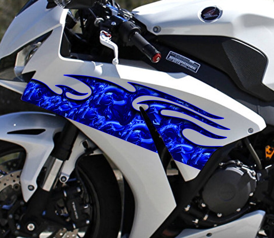 Dragons Pride Dirt Bike Stickers 3D Dragons Ripped Metal Motorcycle ...