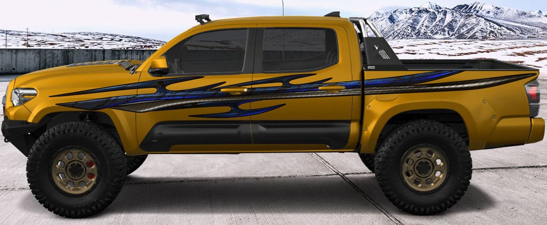 Tribal Truck Graphics, Tribal Car Sticker, Tribal Truck Side Full Color ...