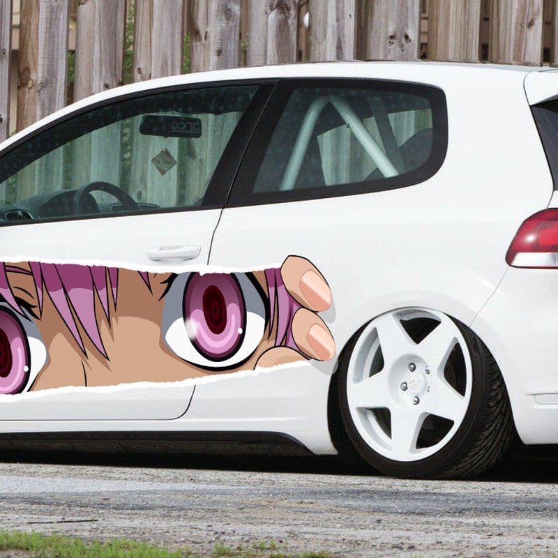 Anime Car Decal - Etsy