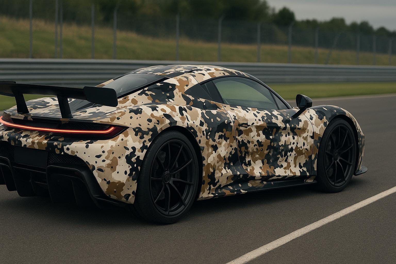 Desert Strike Camouflage Supercar Wrap | Luxury Camo Vinyl Design ...