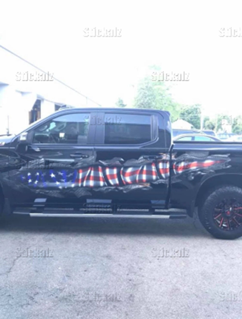 Full Color Car Side Graphics USA Flag Car Vinyl USA Flag Car | Etsy