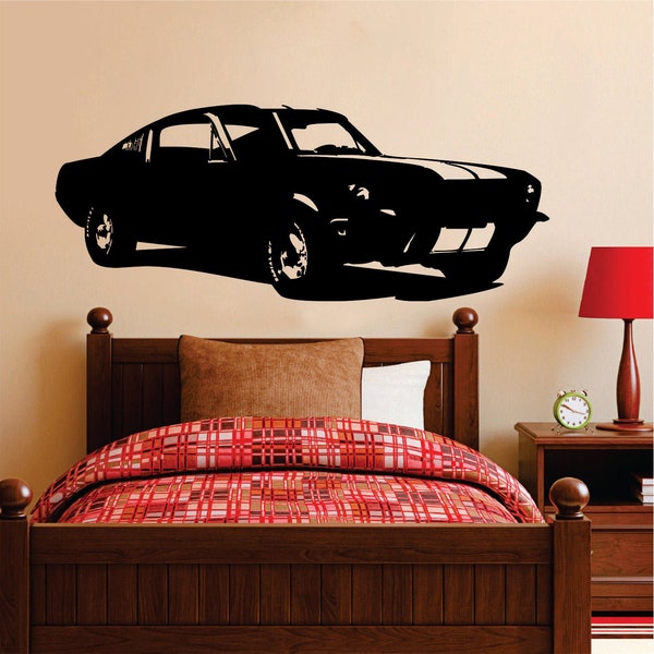 Mustang Wall Decal - Etsy