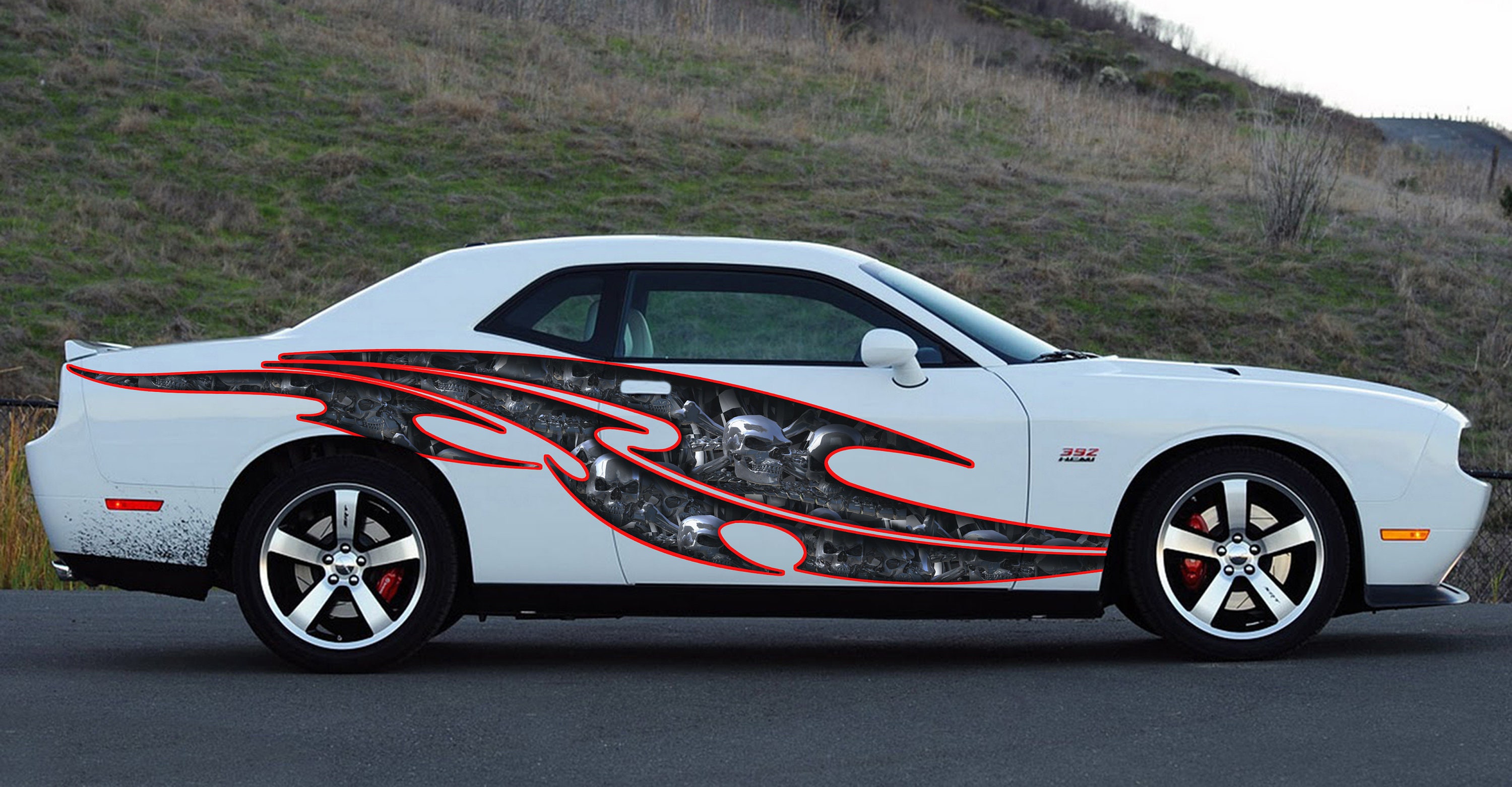 Skulls Bones Car Wrap Pirate Skull Full Color Car Vinyl - Etsy