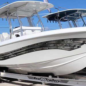 Racing Stripes Boat Vinyl Graphics – Speed Boat Side Decals – Marine ...