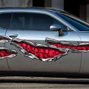 Pirate Skull Full Color Car Vinyl Design, Skulls Car Wrap, Skulls ...