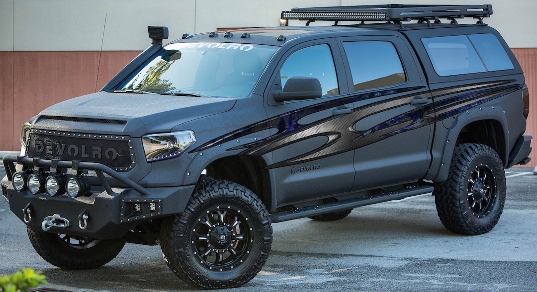 3D Truck Vinyl Wrap, Tribal Truck Vinyl Decal, Tribal Truck Full Color ...