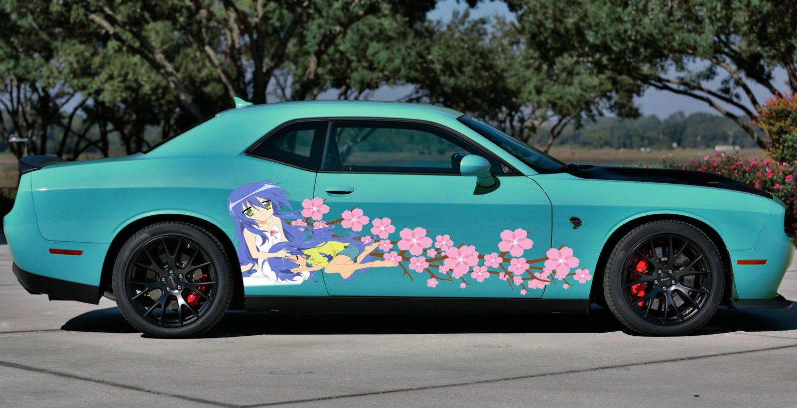 Anime Car Vinyl Decal Anime Car Wrap Anime Car Wrap Side - Etsy